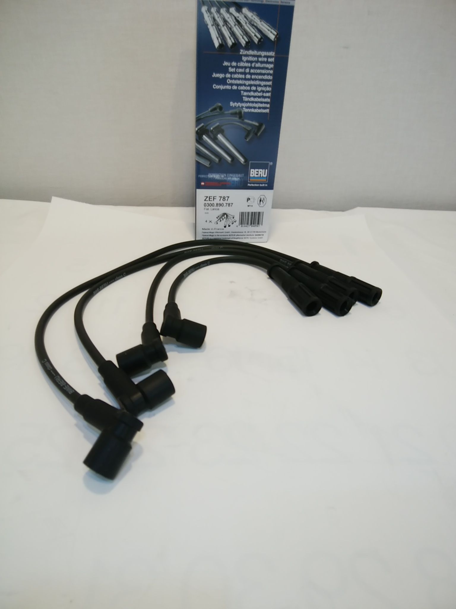 フィアットパーツ パンダ(141) プラグコードセット 7776810(ZEF787)