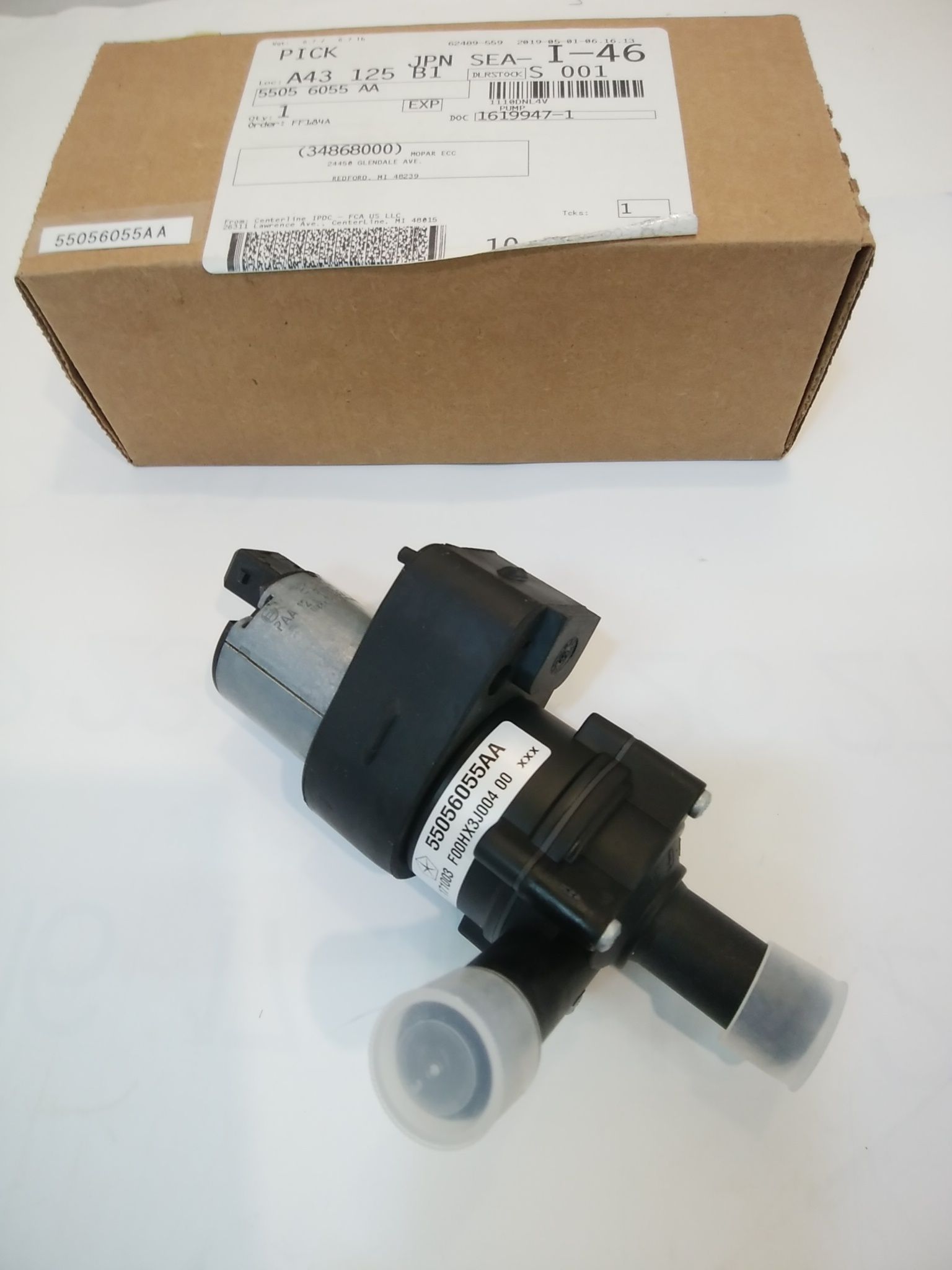 ダッジ デュロンゴ パーツ 通販 アグジュアリークーラントポンプ 55056055AA お取り寄せ商品情報