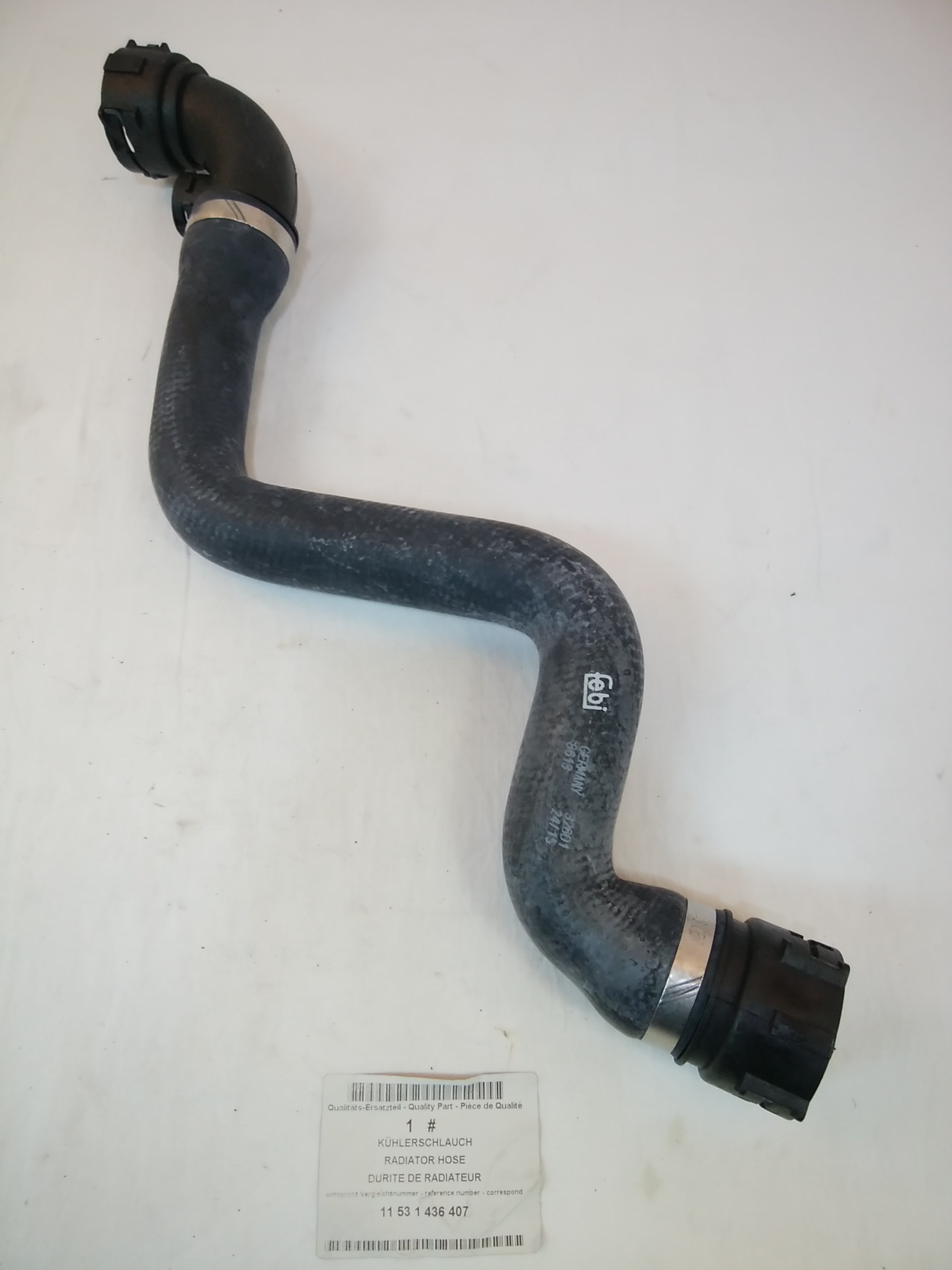 BMWパーツ 通販 318i E46 ラジエターUPホース 11531436407 お取り寄せ品詳細情報です！！