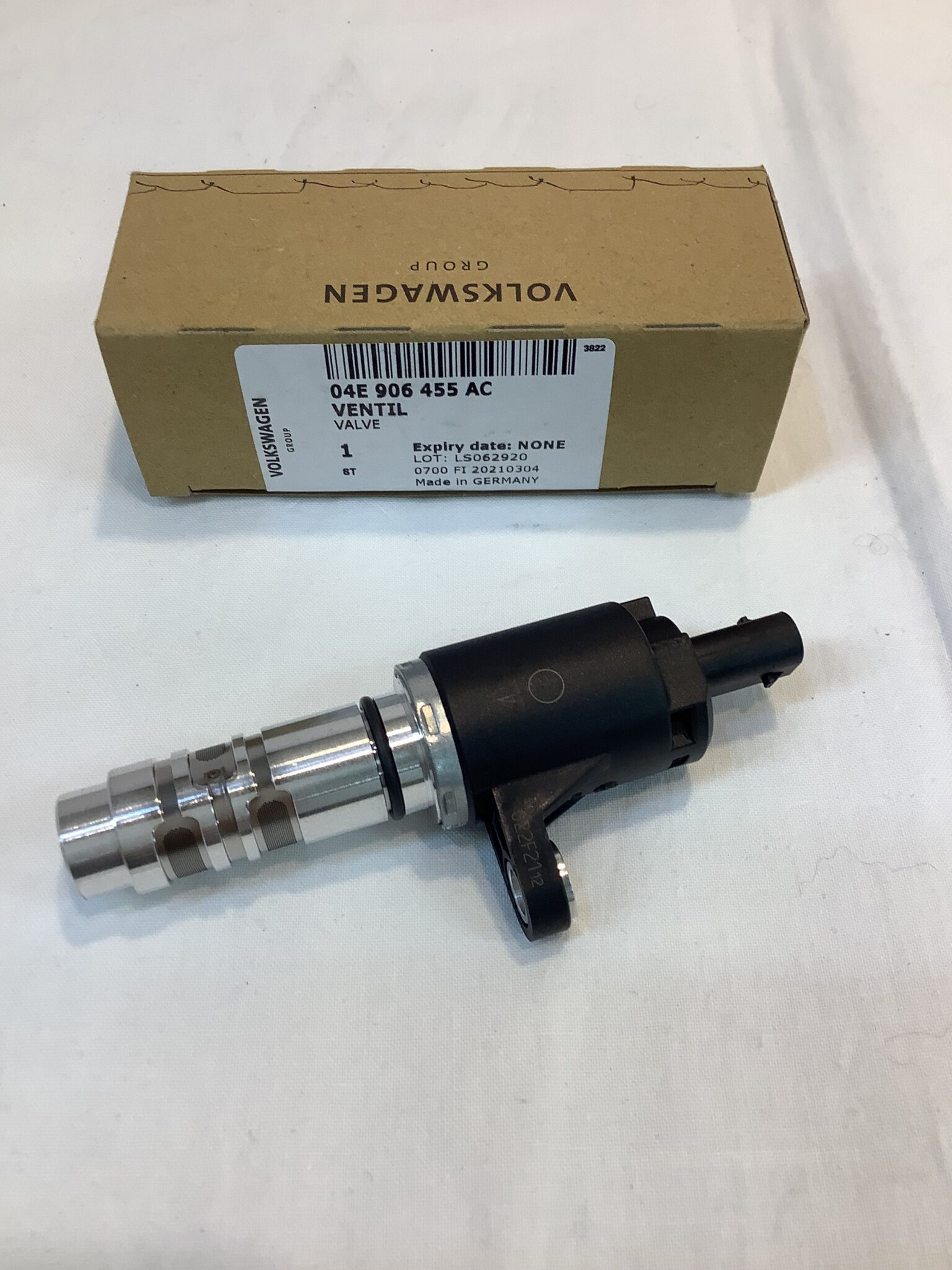 フォルクスワーゲンパーツ 通販 ゴルフ7 AU コントロールバルブ 04E906455AC お取り寄せ商品詳細情報です！