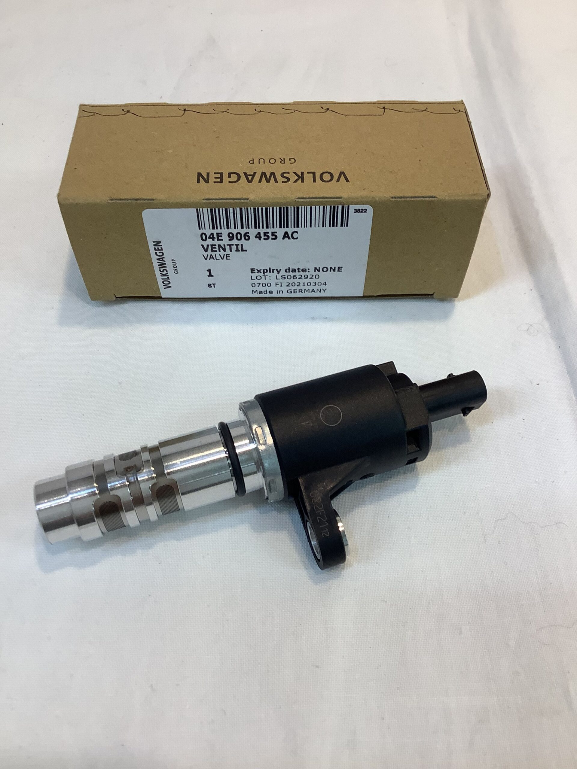 フォルクスワーゲンパーツ 通販 ゴルフ7 AU コントロールバルブ 04E906455AC お取り寄せ商品詳細情報です！
